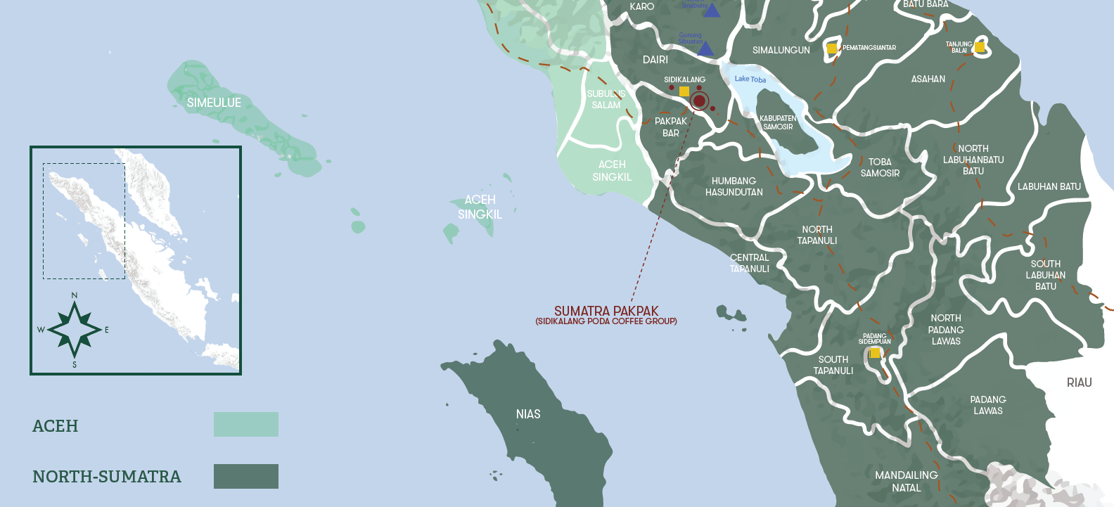 Coffee Regions of Sumatra - Trabocca | In pursuit of great coffee